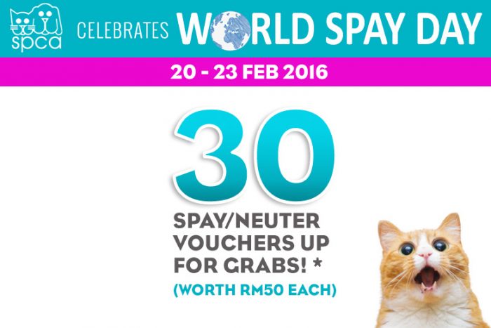 Voucher Giveaway for World Spay Day! - SPCA Selangor