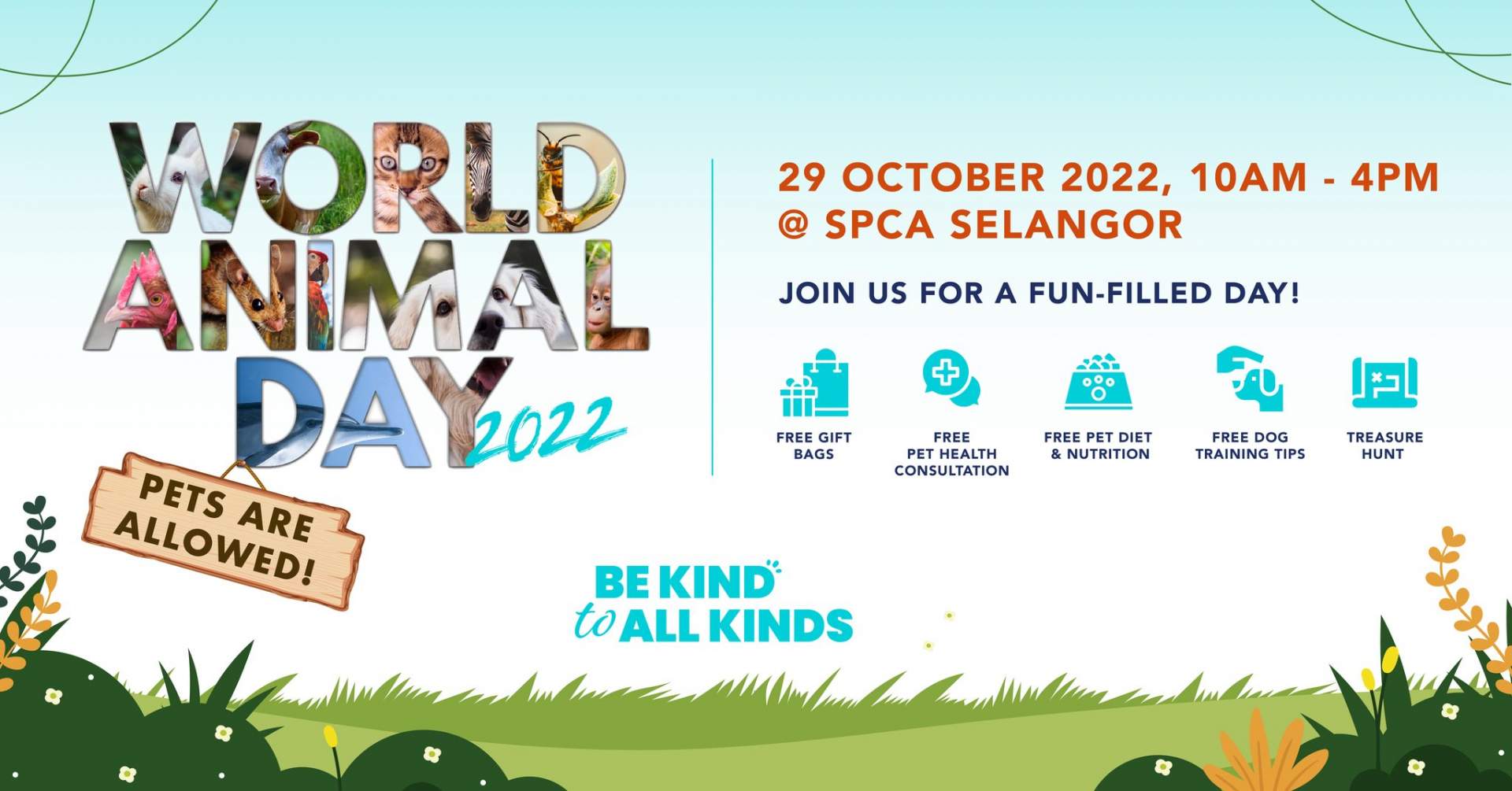 Celebrate World Animal Day @ SPCA Selangor! - SPCA Selangor